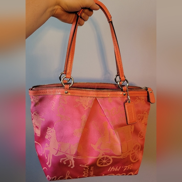 Coach | Bags | Rare Hot Pink Coach Purse | Poshmark